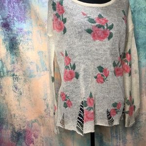 No Brand Label | Sweaters | Unique Knitted Sweater Top W Running ...